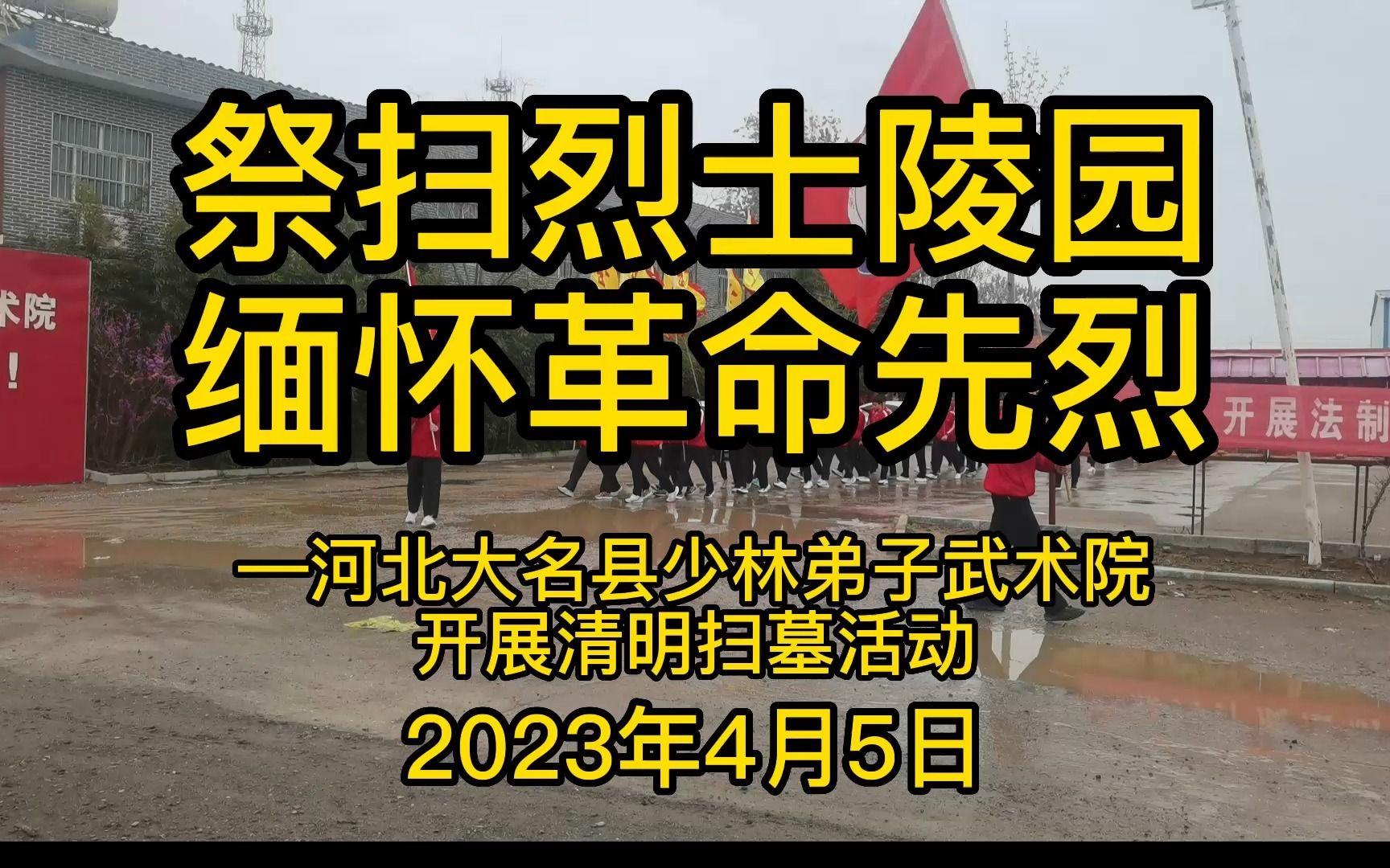 祭扫烈士陵园缅怀革命先烈-精剪版4月5日