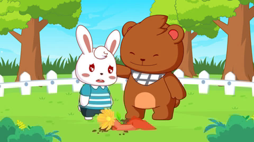 兔小贝儿歌第841集做诚实的宝宝