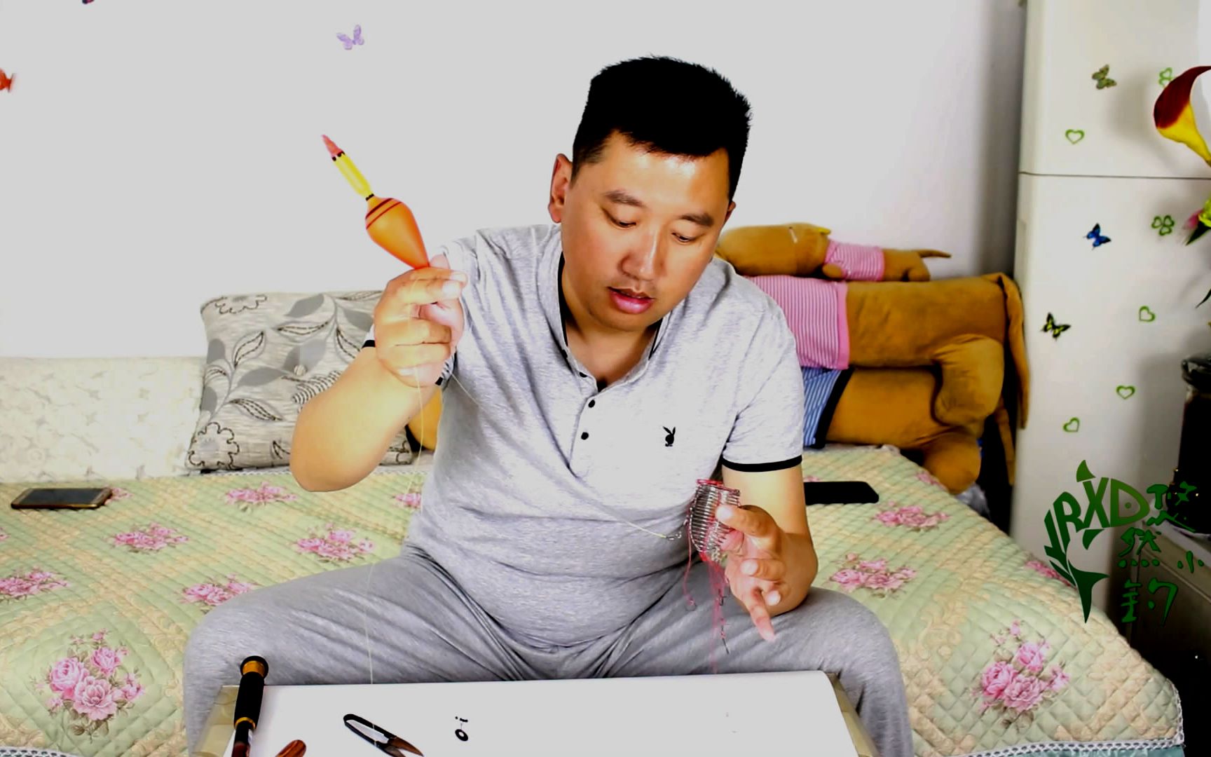 抛竿浮钓鲢鳙线组这样制作,结实耐用,稳定聚鱼效果好!