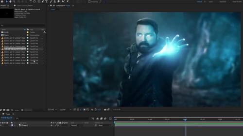 科幻闪电能量元素用这套元素小白也可以做漫威英雄ae