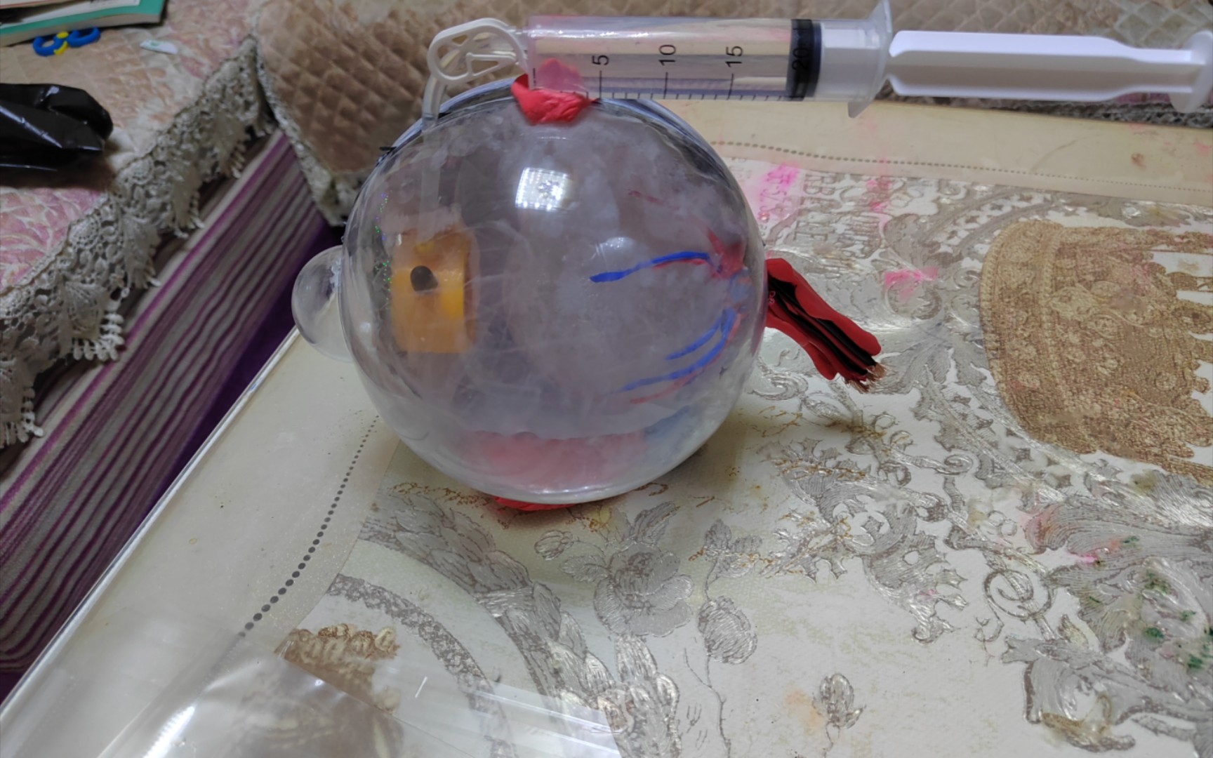 眼球模型制作过程