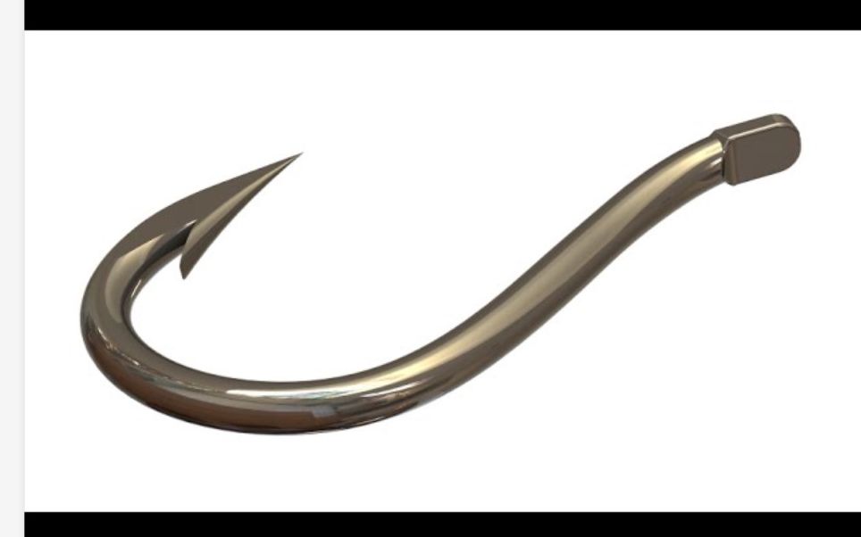 SolidWorks鱼钩建模