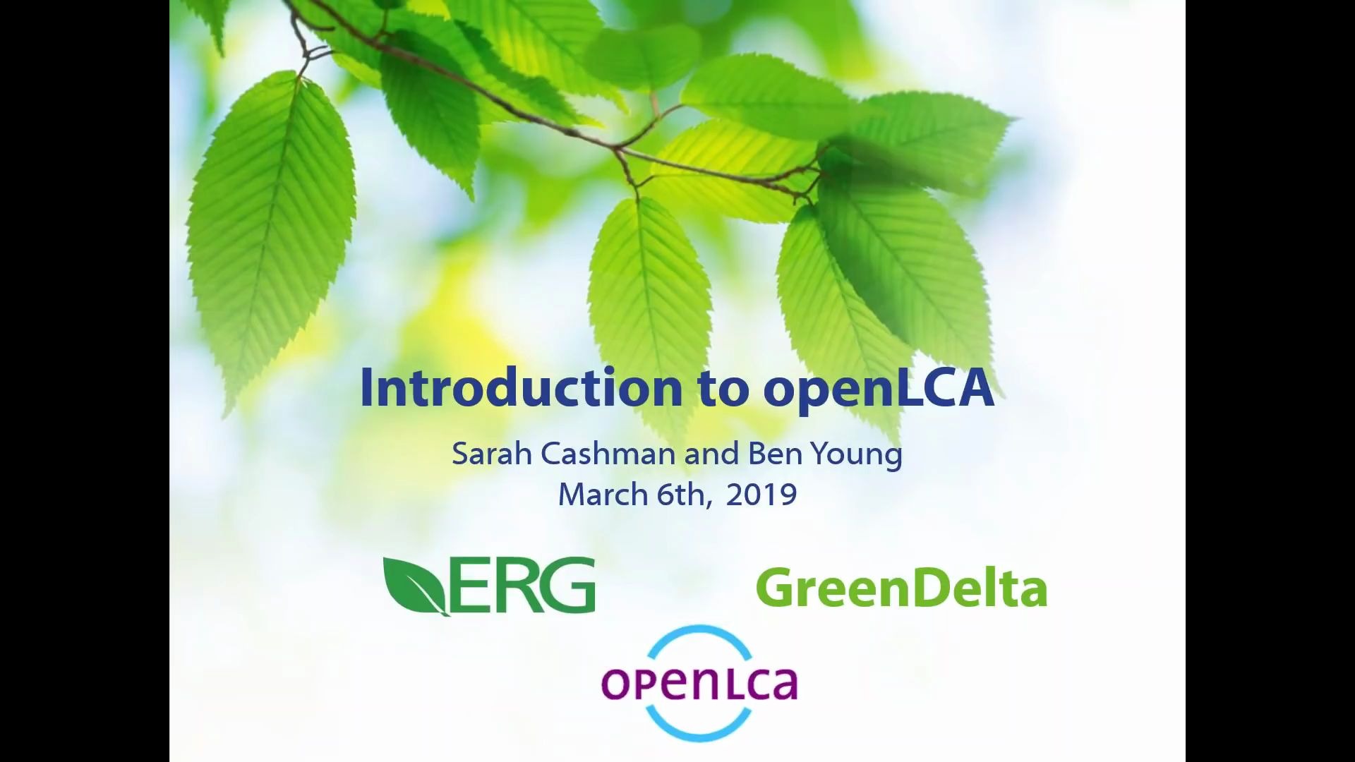 OpenLCA软件视频教程