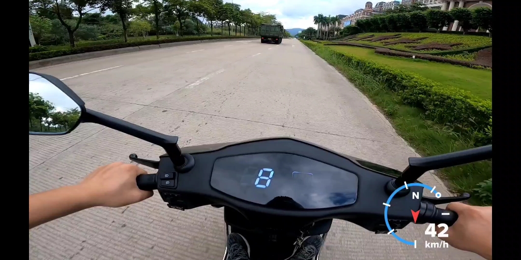 试驾国产电动‘台铃tl1000dt-59’加速与极速