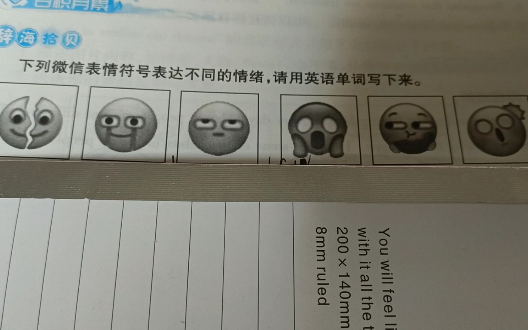 英语寒假作业——微信表情的情绪