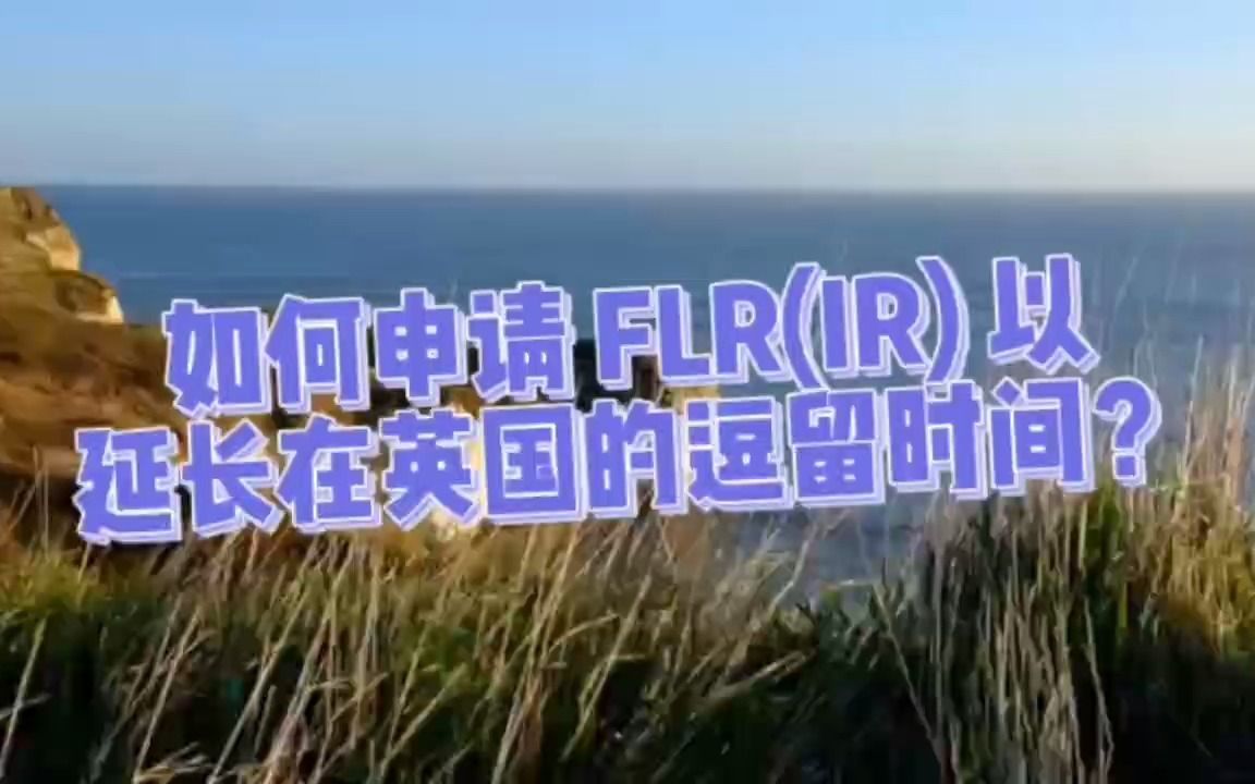 如何申请 FLR(IR) 以延长在英国的逗留时间?