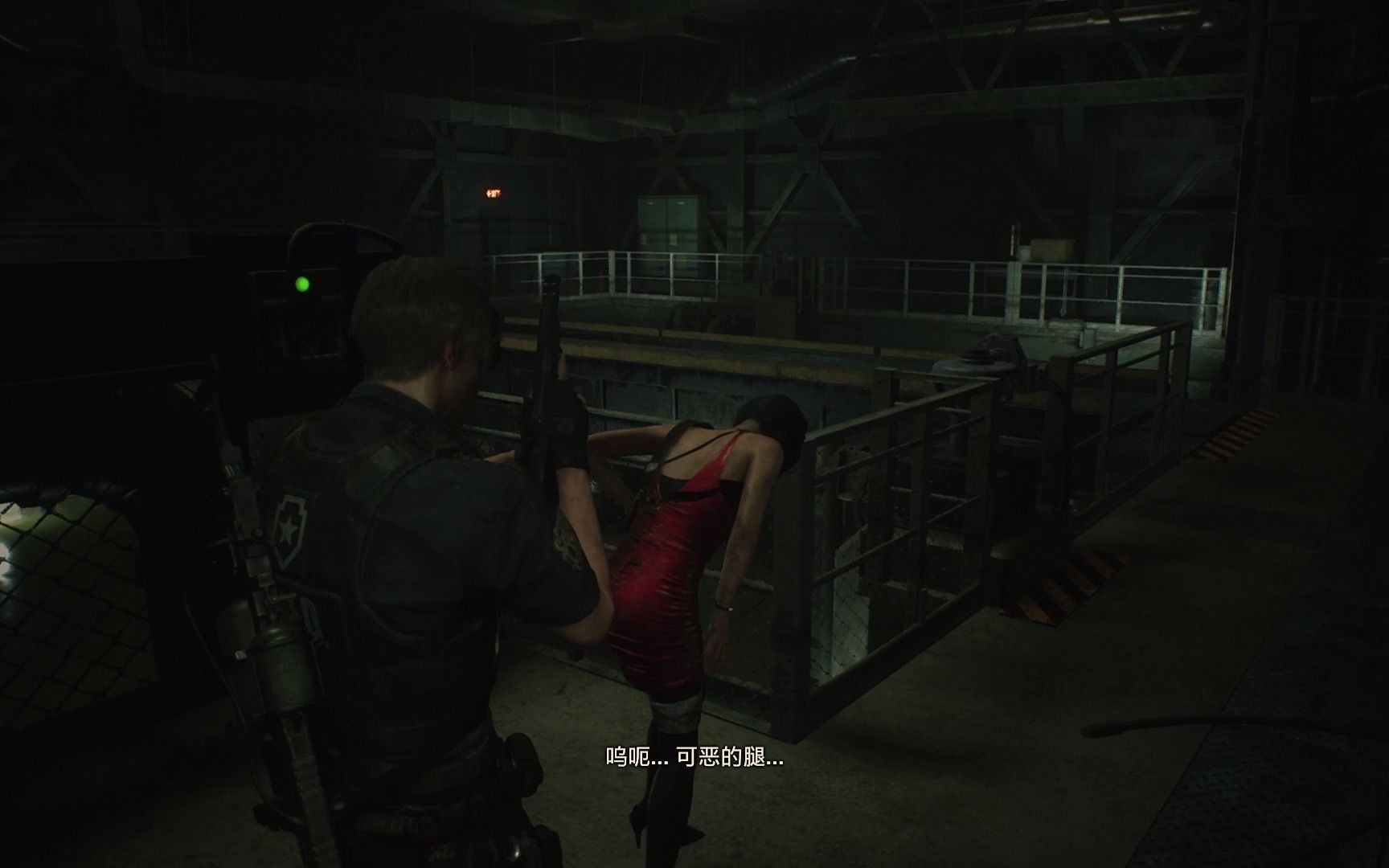 惊吓挑战《生化危机2》完整剧情流程第10期:地下母巢实验室_生化危机