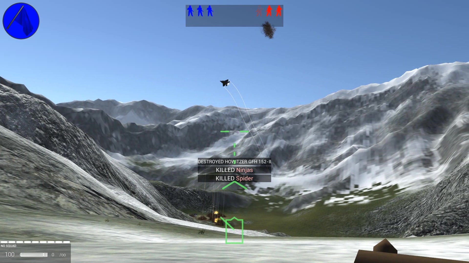 【战地模拟器/Ravenfield】轰炸就对了,F8真的好用呢(指按键)
