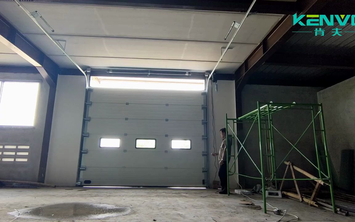 工厂车间物流仓库用的标准提升电动保温提升门