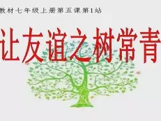 七年级道德与法治优秀课例《让友谊之树常青》