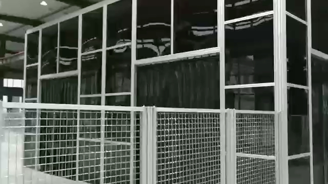 焊接房#防弧光罩子#铝型材框架