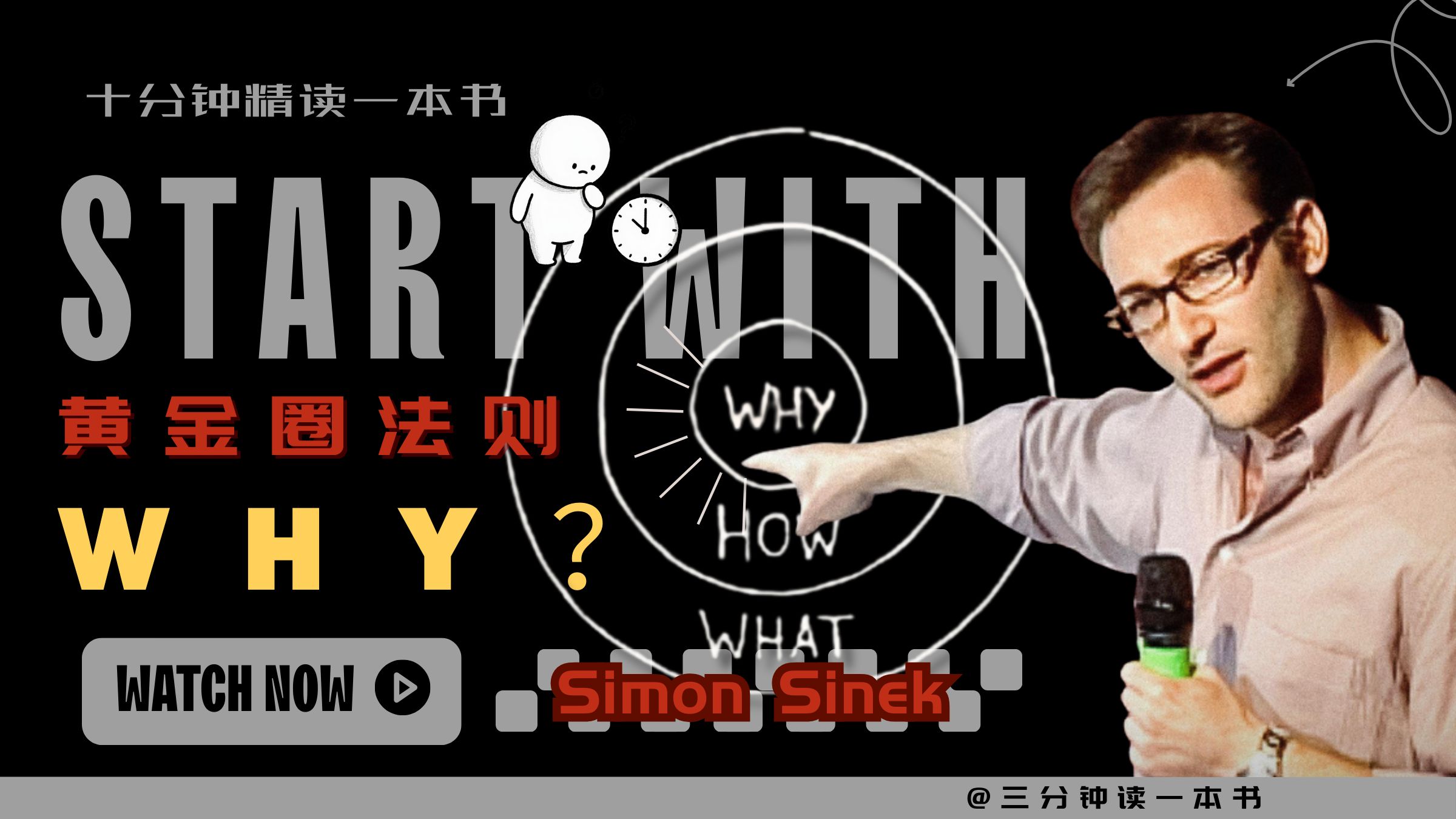 十分钟精读Simon Sinek的《黄金圈法则》|从“为什么”开始,激发真正...