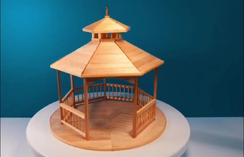 迷你木制创意凉亭