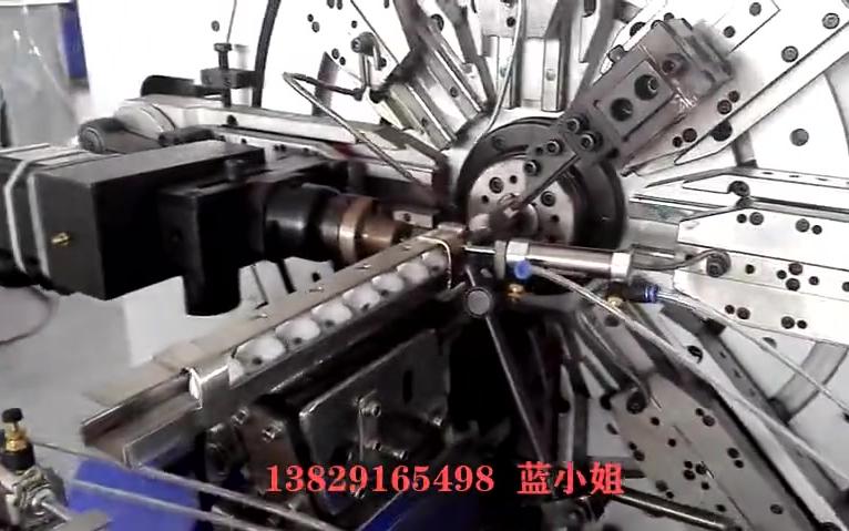 银丰无凸轮弹簧机加工密封罐配件卡簧视频