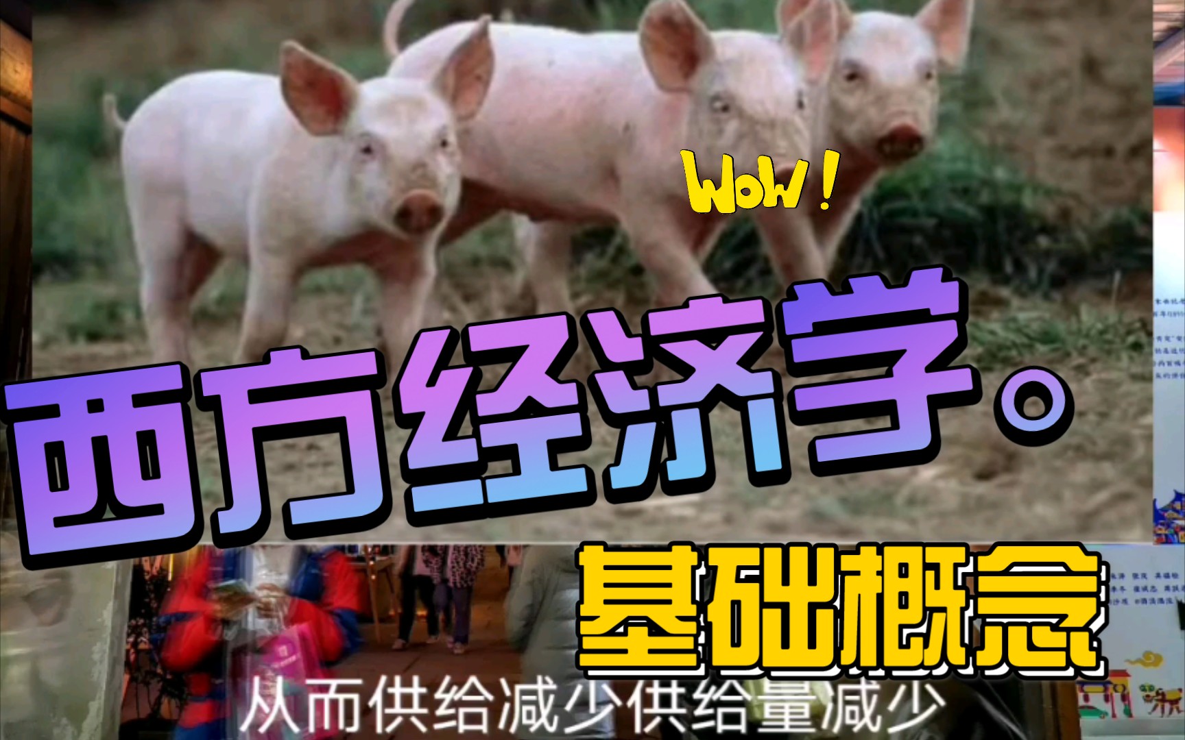 西方经济学基础概念之 供给