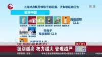 ...及亲属经商办企业行为:级别越高 权力越大 管理越严 看东方 150505