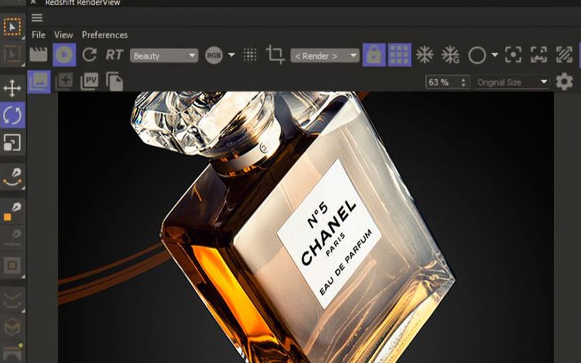 C4D玻璃产品渲染教程