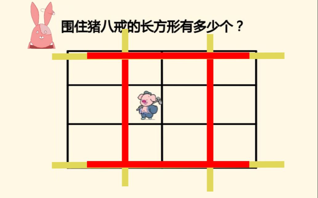 数不胜数11-对应法数包含五角星的长方形