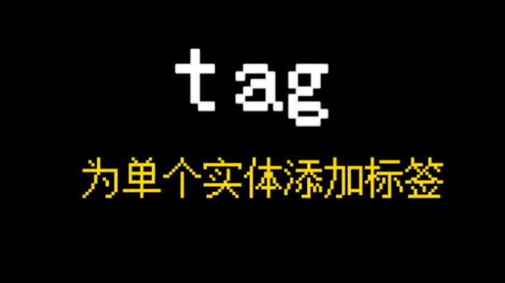 我的世界指令教学: tag 为单个实体添加标签