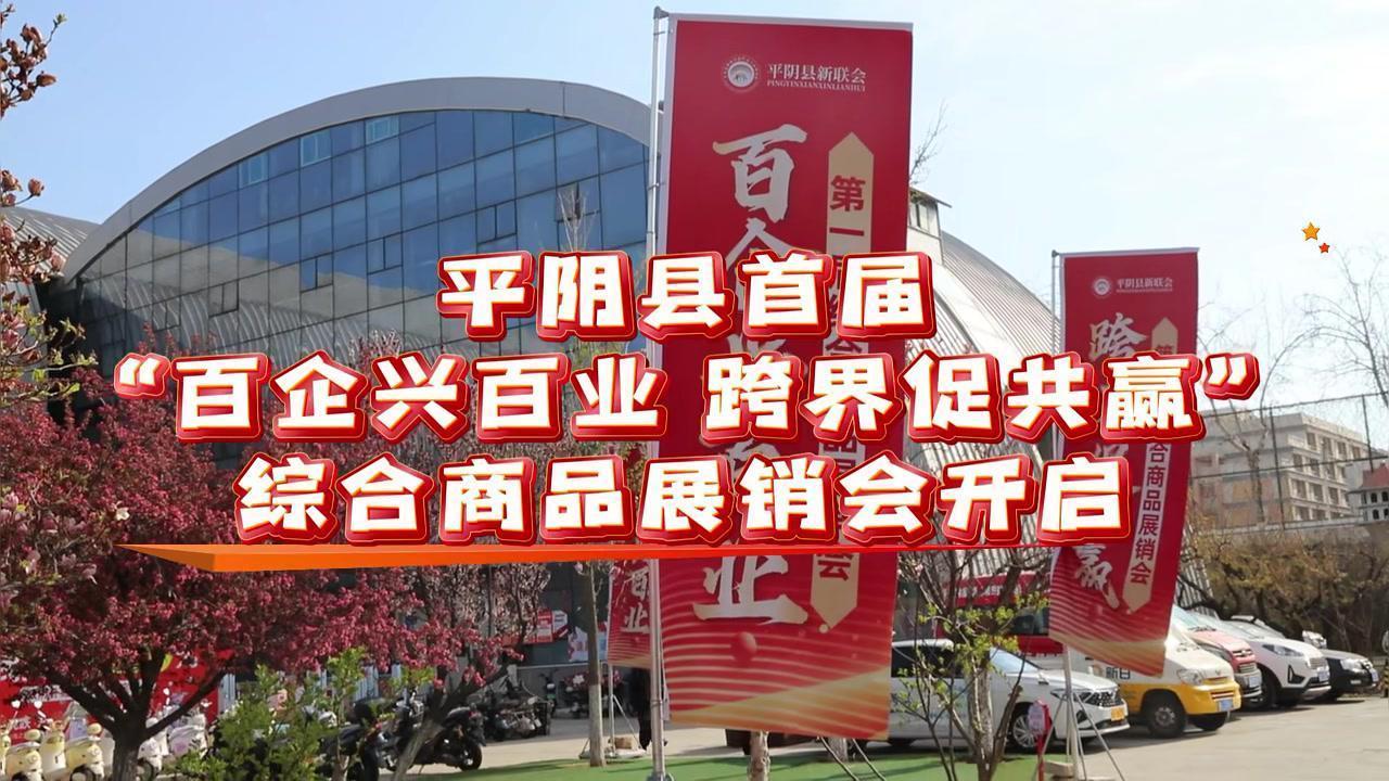 平阴县首届“百企兴百业跨界促共赢”综合商品展销会在平阴县体训...