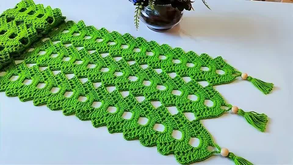 时尚百搭的围巾编织教程,简单易学,母亲节仿一条送妈妈特暖心