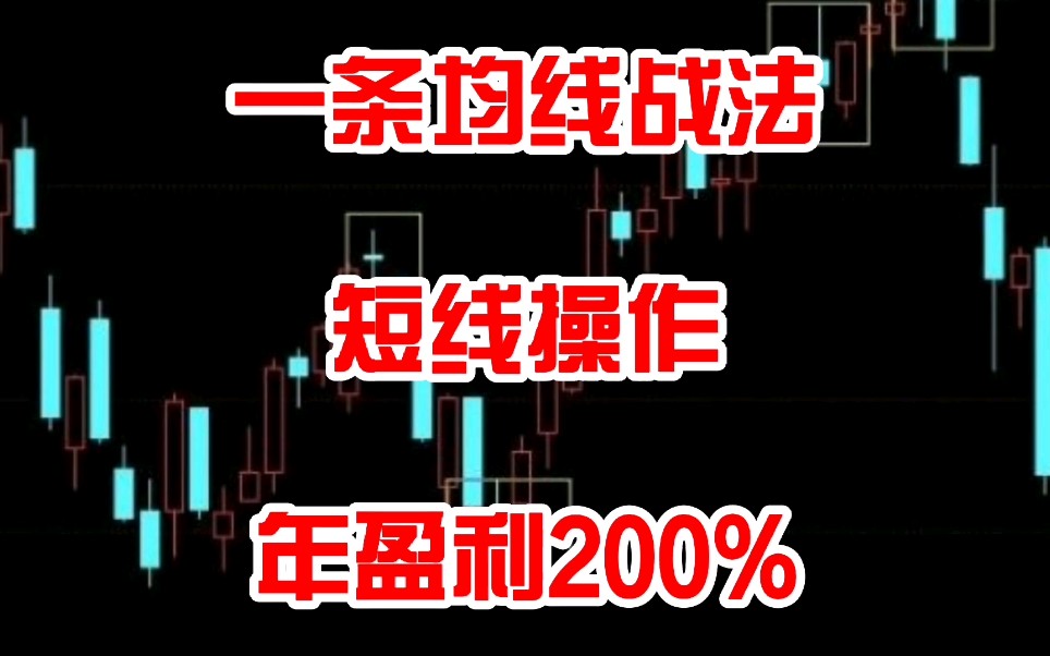 股票如何翻倍,一条均线战法轻松让短线操作者年盈利200%以上
