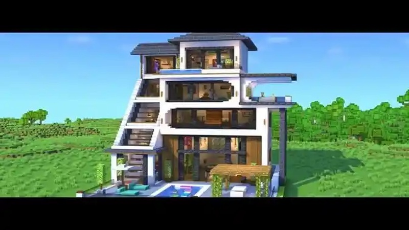 我的世界建筑教程:如何建造现代房屋
