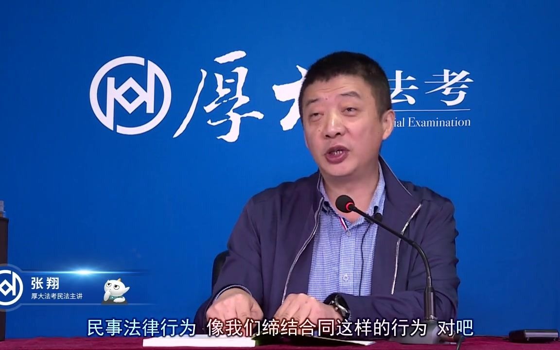 2021年厚大法考-民法-导学班-张翔