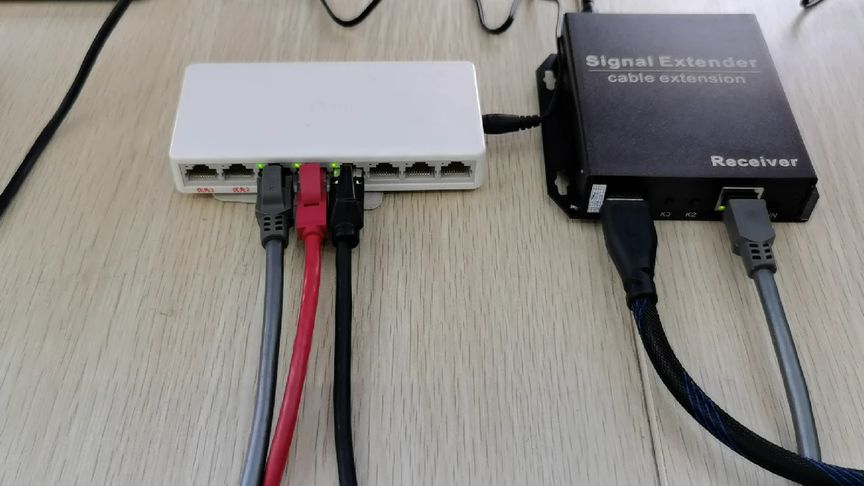 这款HDMI延长器可以通过交换机传输高清信号