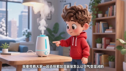 加湿器快速湿润空气,解决干燥烦恼,舒适家居必备