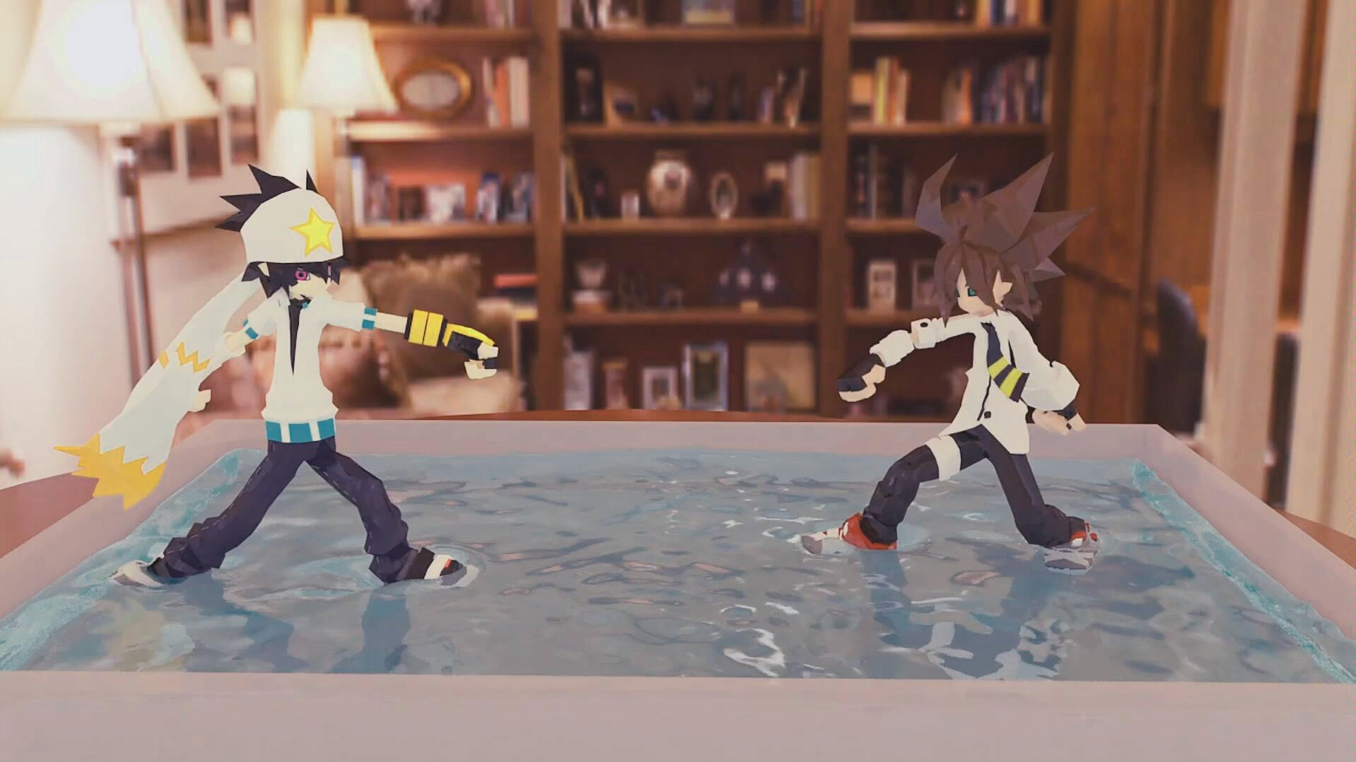 【凹凸世界MMD】水洗安雷酱流体模拟小实验