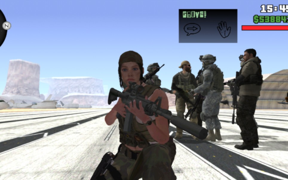 GTASA 接上一期。枪械威力评测