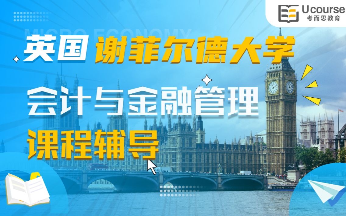 英国谢菲尔德大学会计与金融管理AFM专业课程,课件,作业,考试,论文,...
