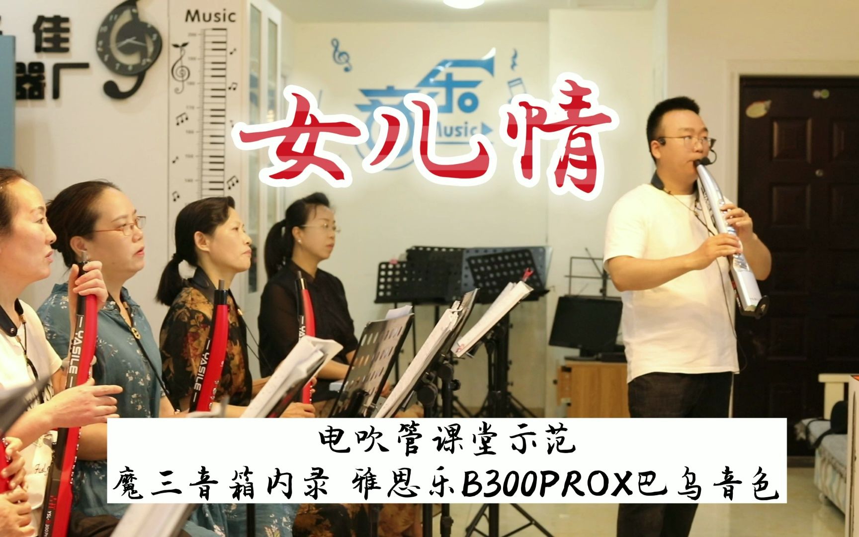 8《女儿情》电吹管课堂示范 魔三音箱内录 雅思乐巴乌音色 就是这么...