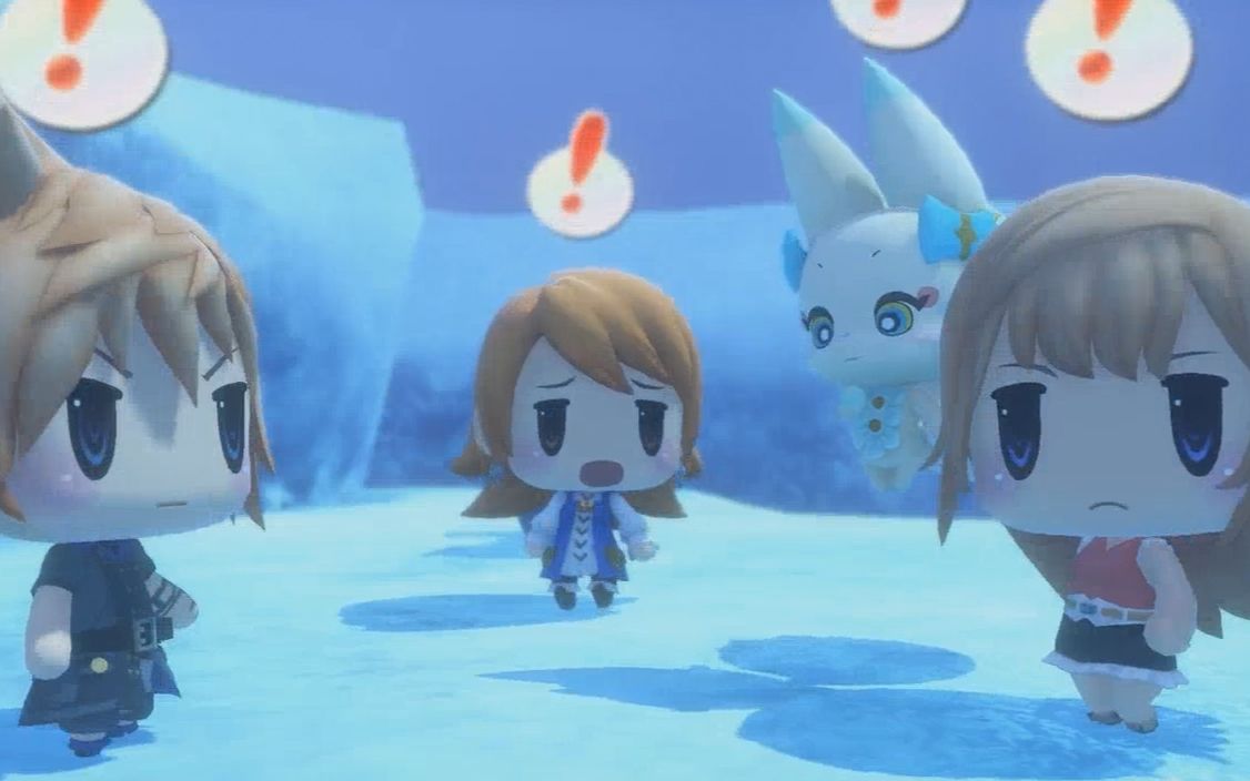 PC《最终幻想:世界》中文版 流程05(好滑!地上都弄的滑溜溜了!)