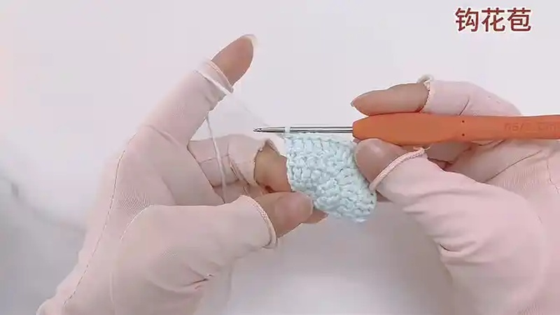 裙边虞美人钩织教程--花苞、花托 一学就会系列