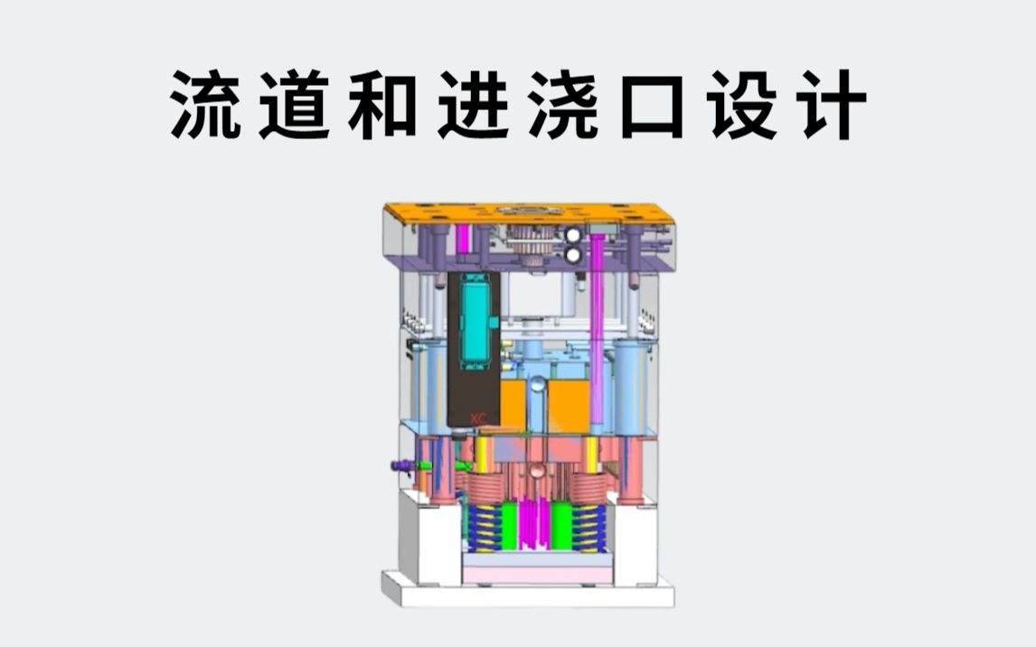 UG/NX教程:模具设计学徒看进来,老师傅教你流道和进浇口设计!