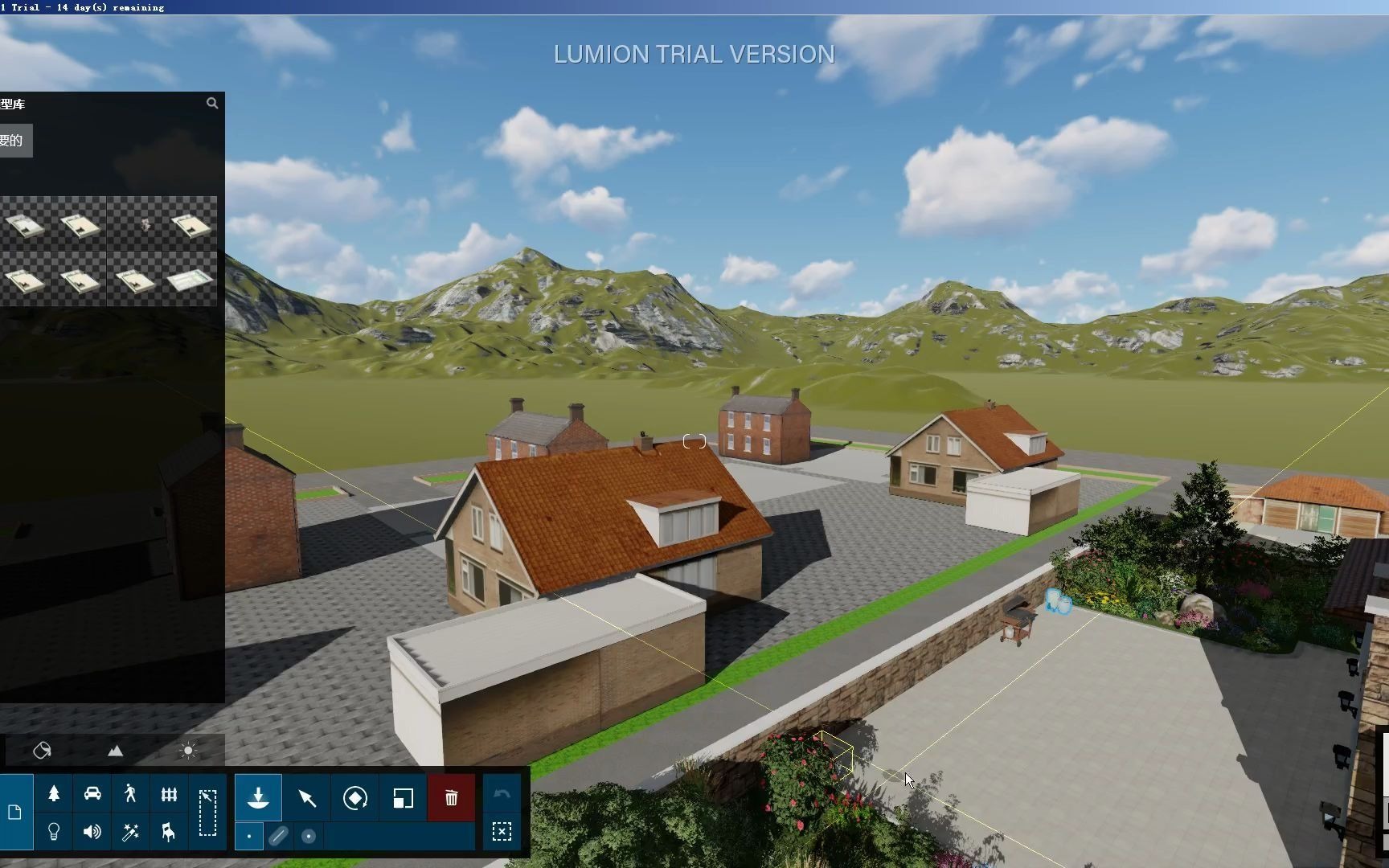 03-3-4-1第三章lumion实际案例制作-平台小品配置1(21:40后边剪辑删除)