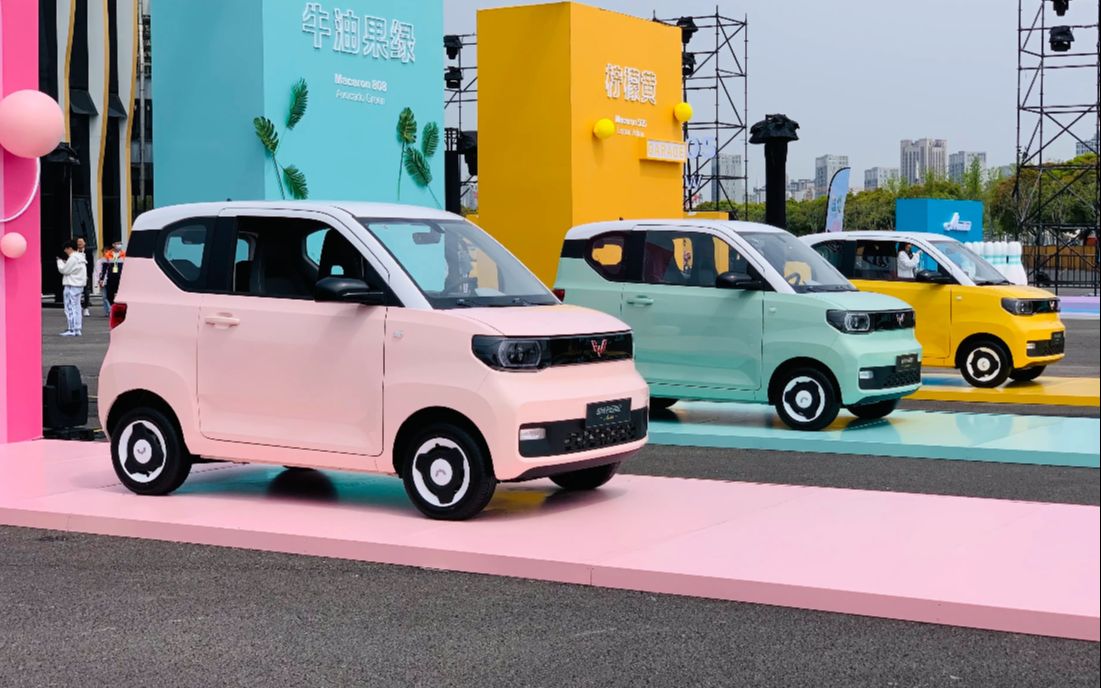 五菱宏光微型电动车MINI EV实拍视频