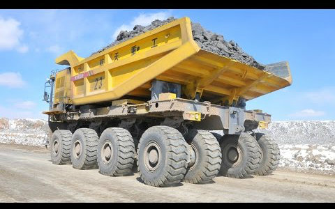 航天重工WTW220E矿山车,中国最大的卡车