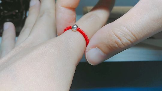 网红小银珠戒指编法教程,附带详细解说,看完一遍自己就能编