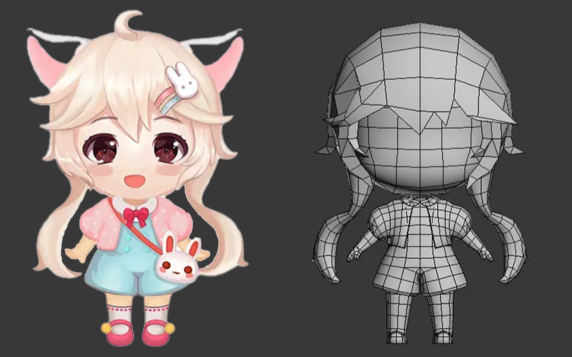 【3dmax人物建模】从无到一个完整的角色模型,零基础box到完整人物...