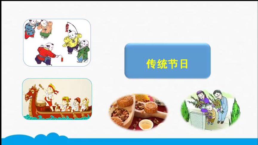 人教部编版二年级下册语文视频微课:2 传统节日