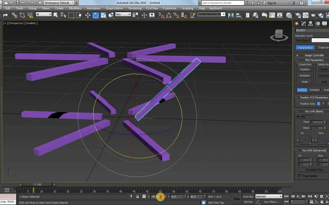 3DMax 教学:制作雨伞动画