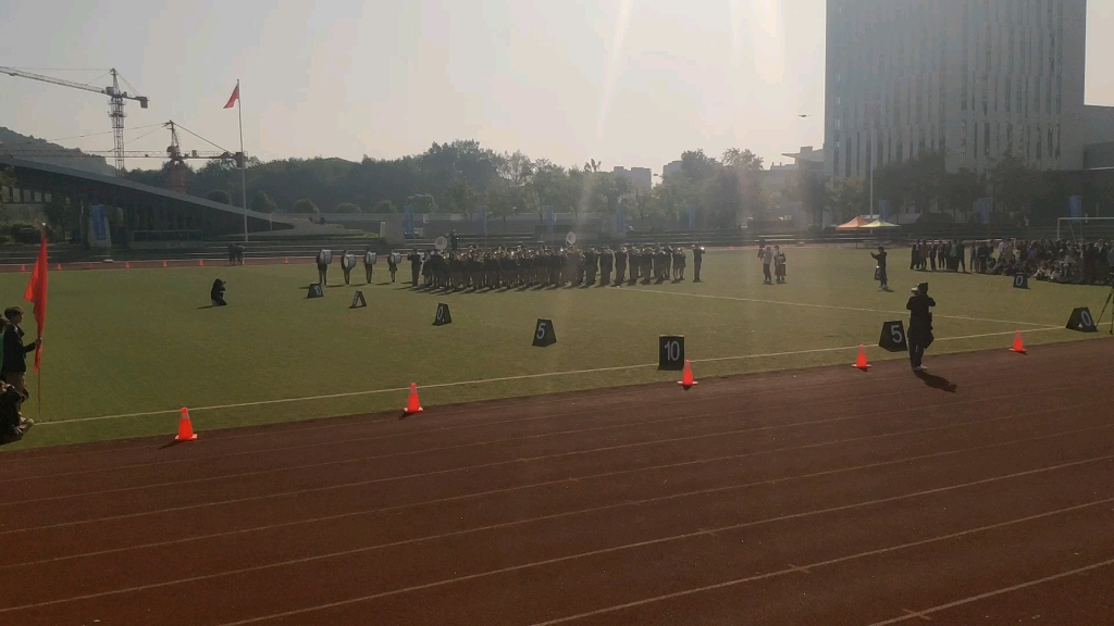 浙江音乐学院2020年秋季运动会开幕式 音教学院行进管乐《钢铁洪流...