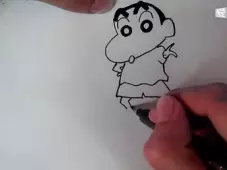手绘蜡笔小新,达闻勋教你学画画