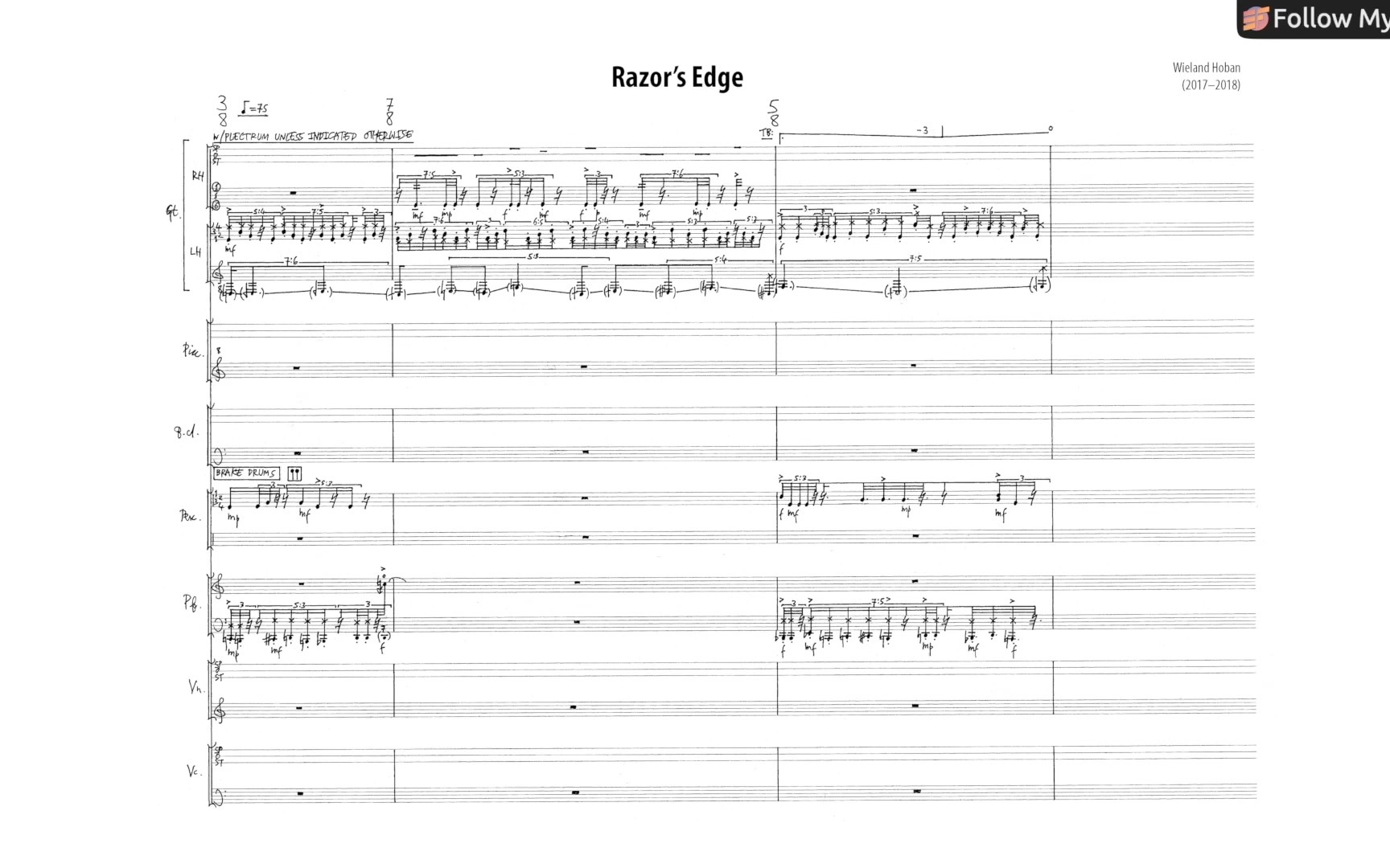 [2022-09-04]Wieland Hoban — Razor's Edge [w- score]