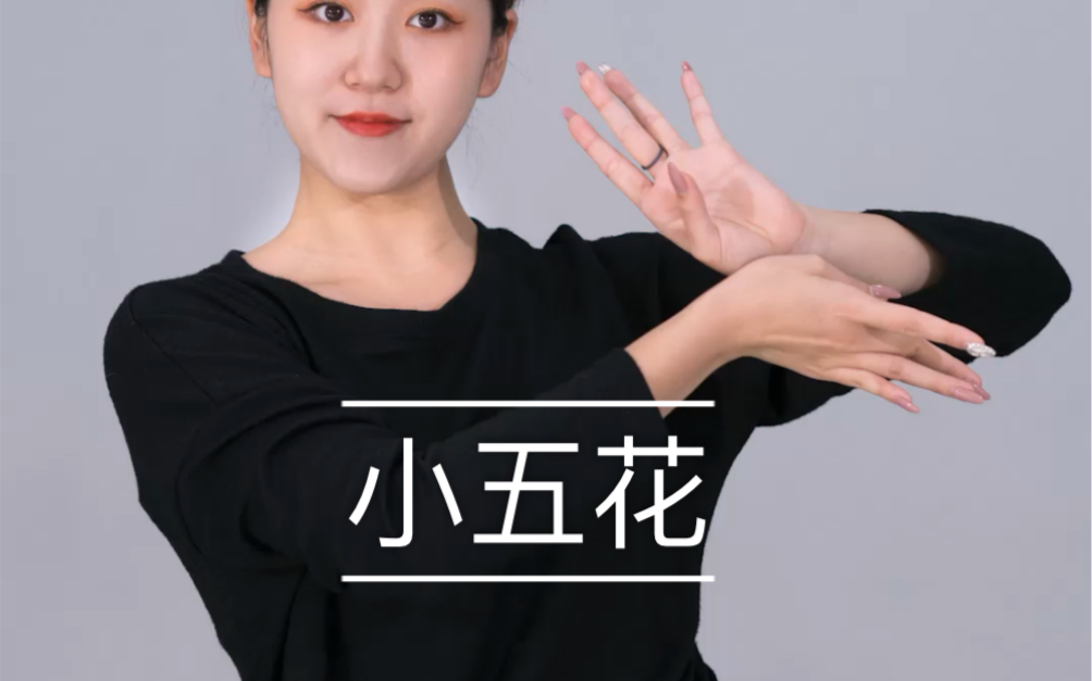 中国古典舞手部动作教学——小五花