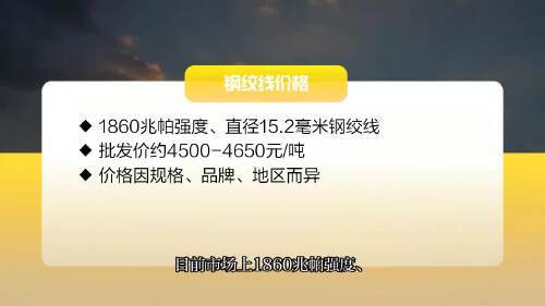 惊爆价!预应力钢绞线规格全揭秘,批发直降成本省一半!