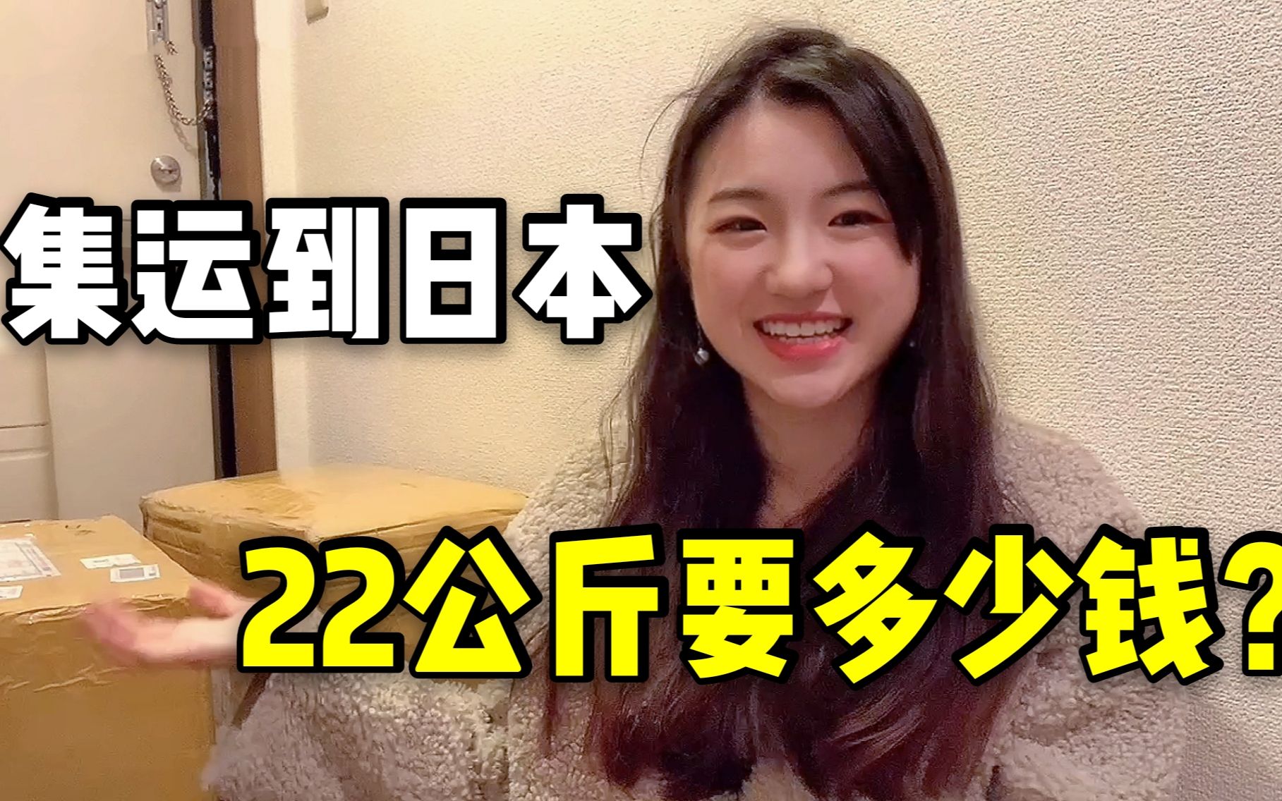 从国内集运快递到日本,22公斤两大箱,一共需要多少钱?